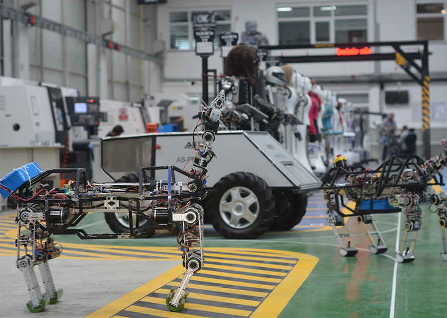 Quadruped Robot ARAT-2 Project Pictures | Dog Robot AKINROBOTICS